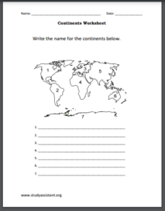 The Hemispheres of the world | Study Assistant